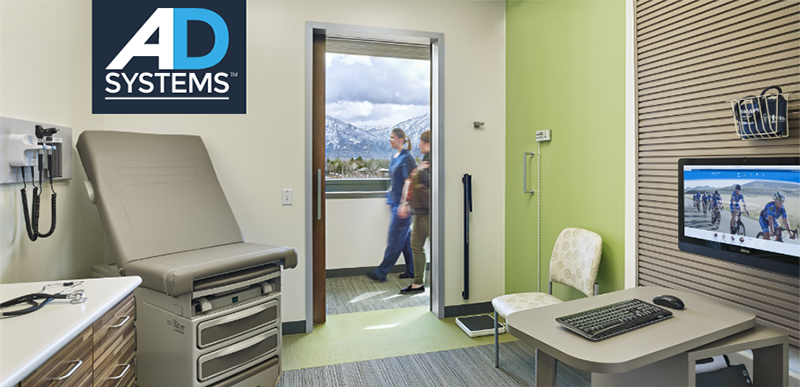 ExamSlide™ Sliding Door System for Space Savings and Privacy
