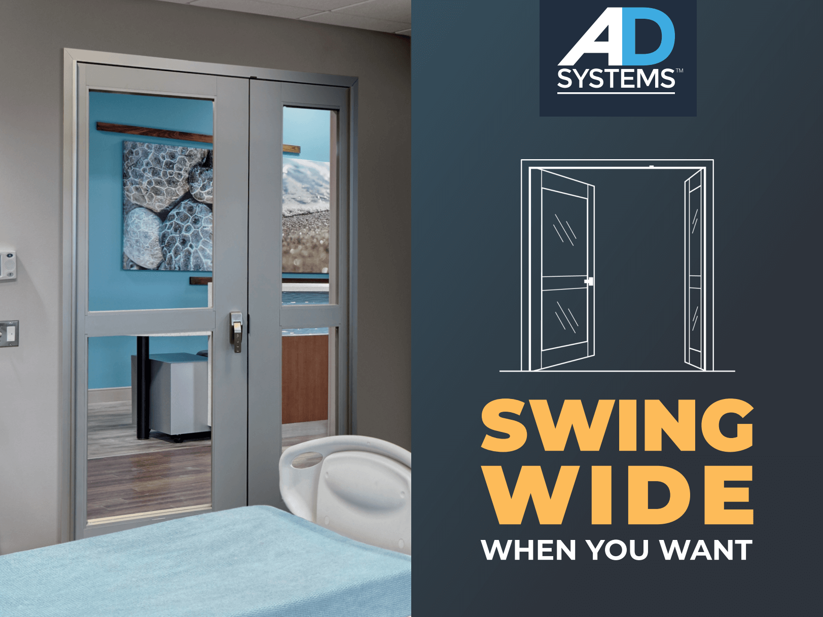 Why flexible door systems are critical in healthcare settings